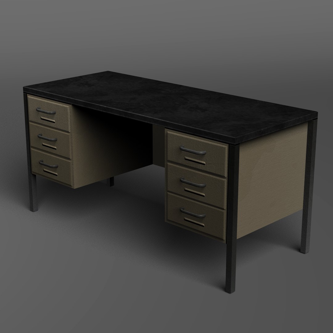 Classic Desk Fbx