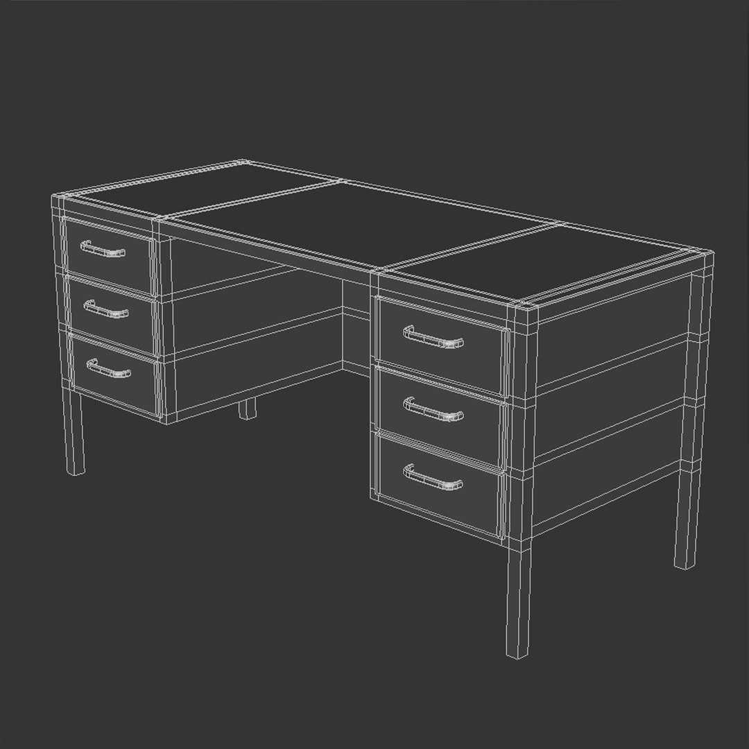 Classic Desk Fbx