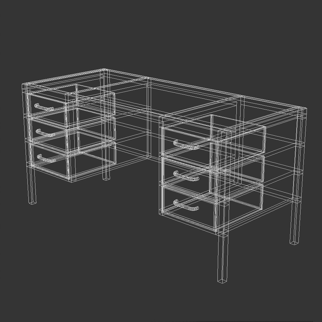 Classic Desk Fbx