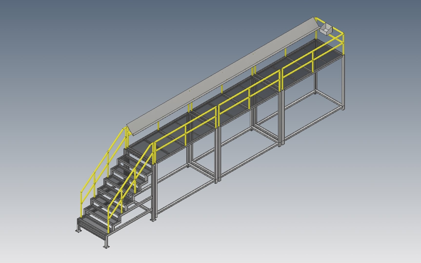 3D Machine Stair Model - TurboSquid 1437899