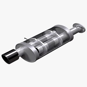 Automobile Exhaust 3D Models for Download | TurboSquid