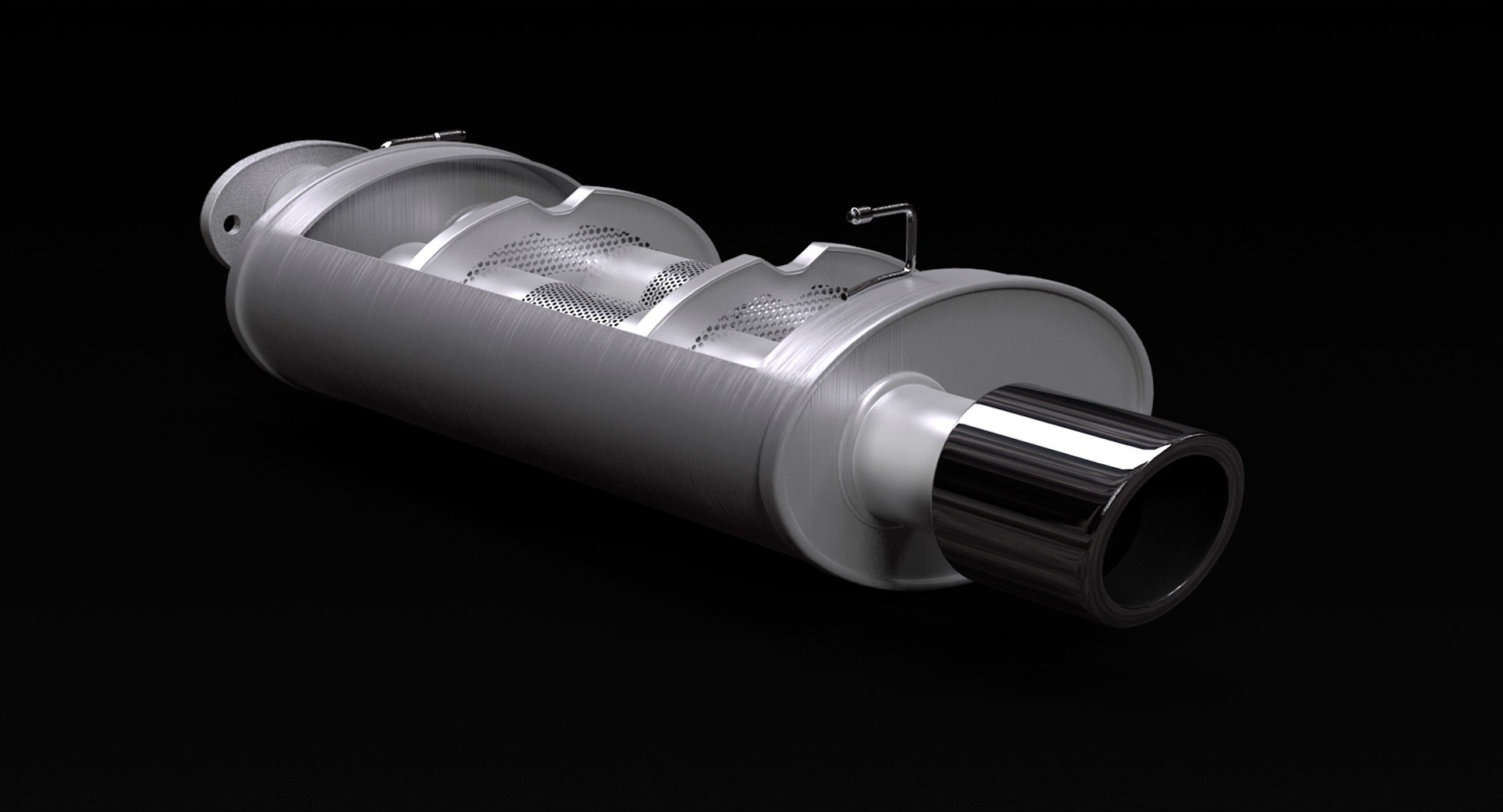 Muffler Cross-section 3D Model - TurboSquid 1199754
