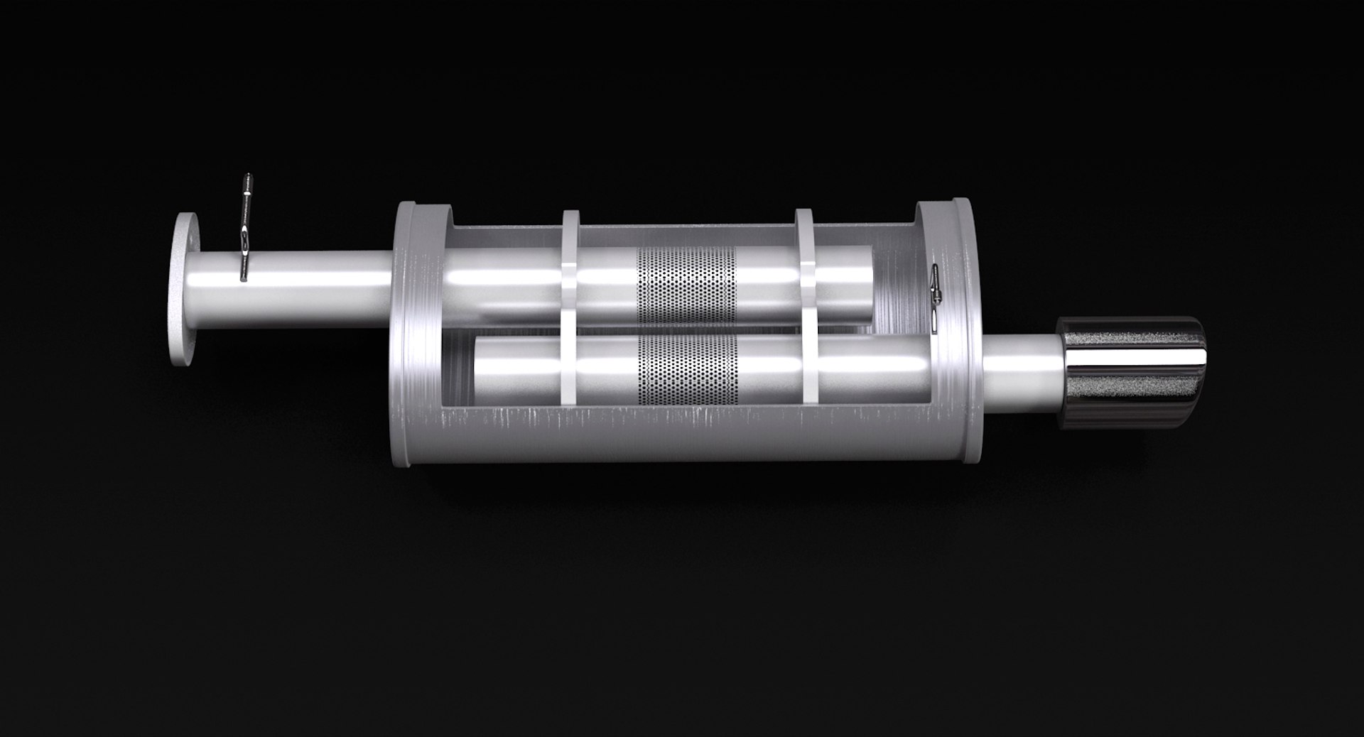 Muffler Cross-section 3D Model - TurboSquid 1199754