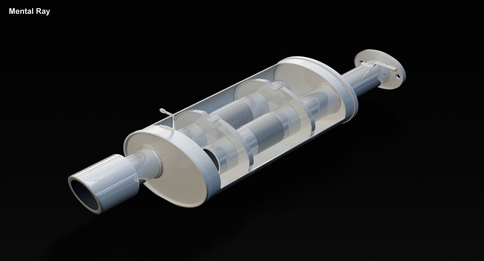 Muffler Cross-section 3D Model - TurboSquid 1199754