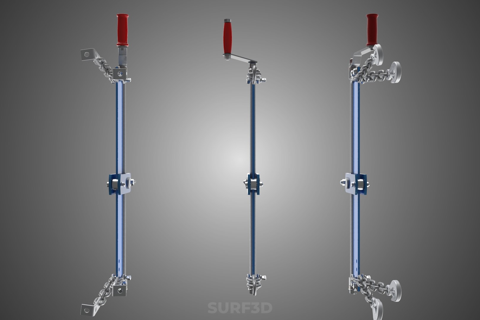 LEVELER BALANCER STABILIZER LOAD ENGINE HOIST CRANE SHOP RIGGING 3D ...