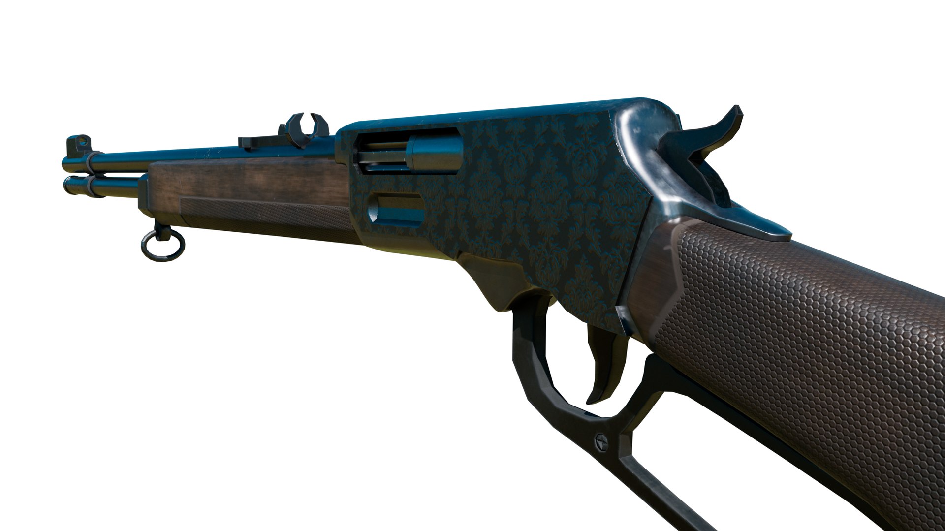 3D Lever Action Rifle - TurboSquid 2103058