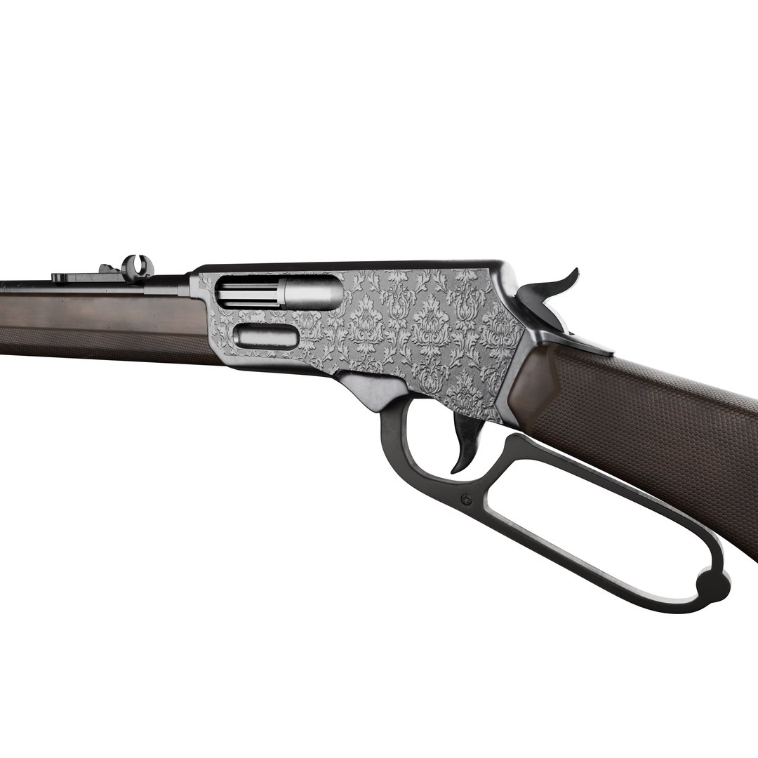 3D Lever Action Rifle - TurboSquid 2103058