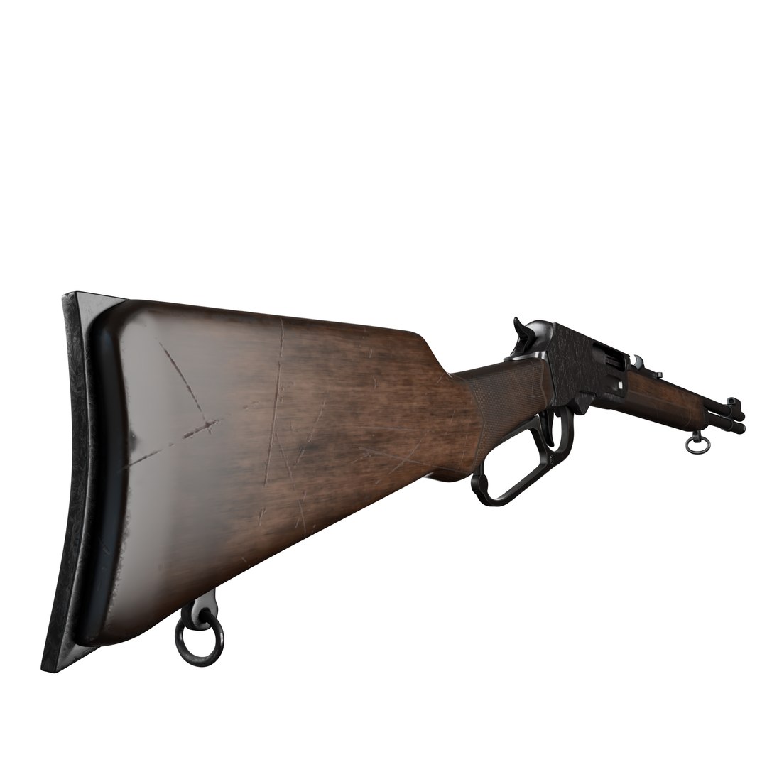 3D Lever Action Rifle - TurboSquid 2103058