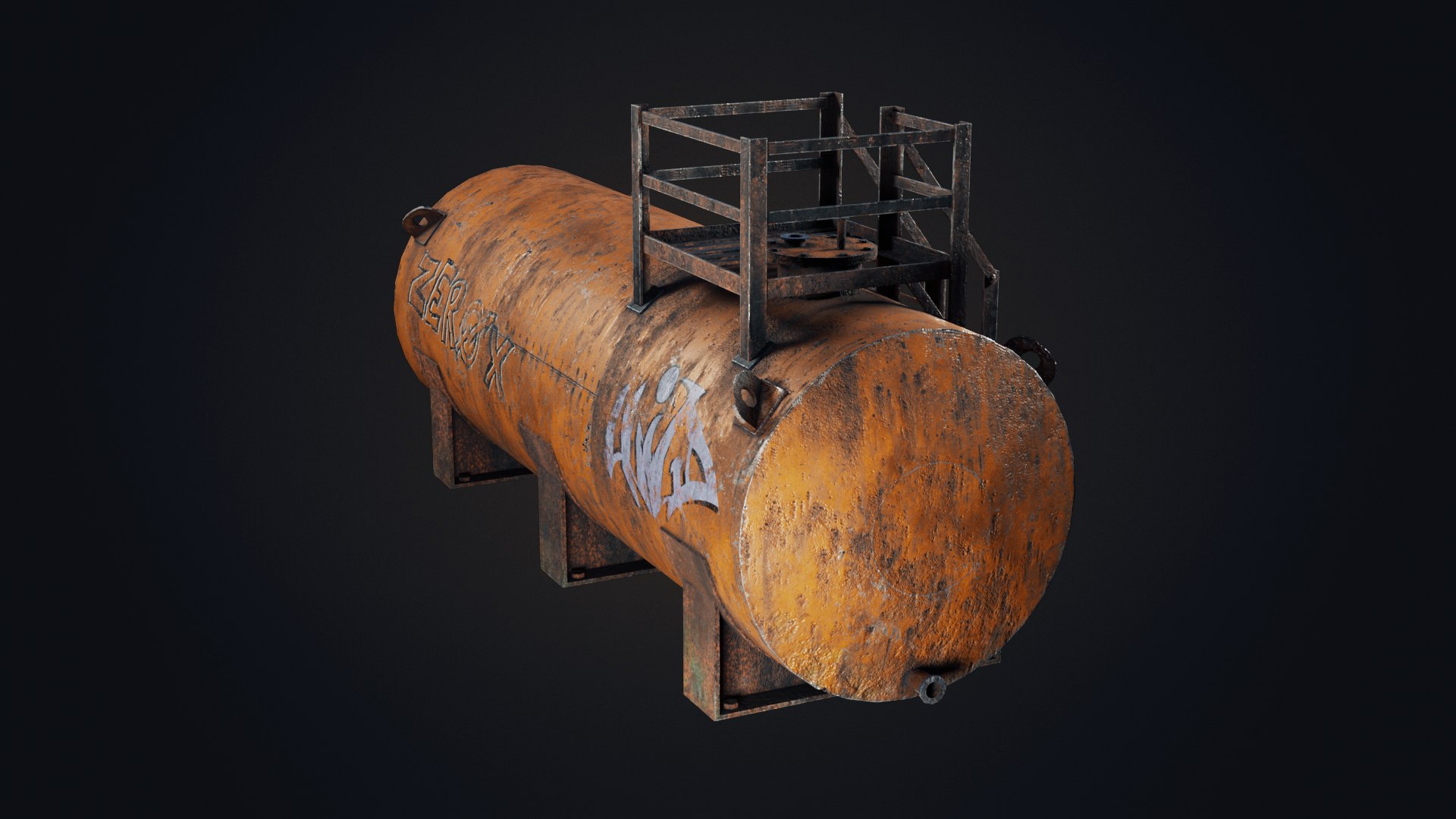 Oil Tank 3D Model - TurboSquid 1599446