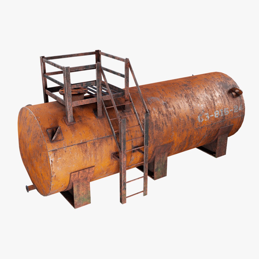 Oil tank 3D model - TurboSquid 1599446