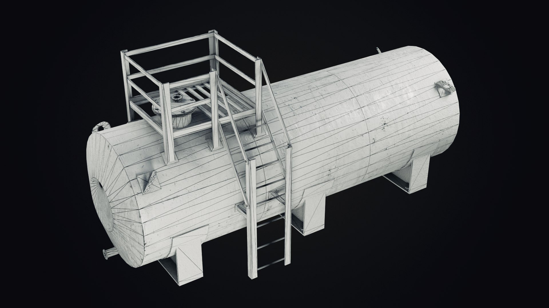 Oil Tank 3D Model - TurboSquid 1599446
