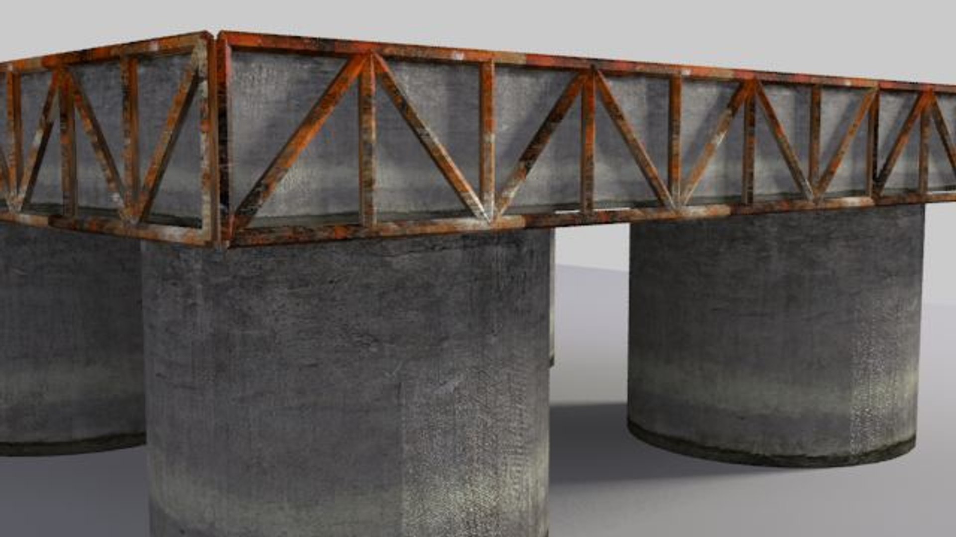 3d platform basement model