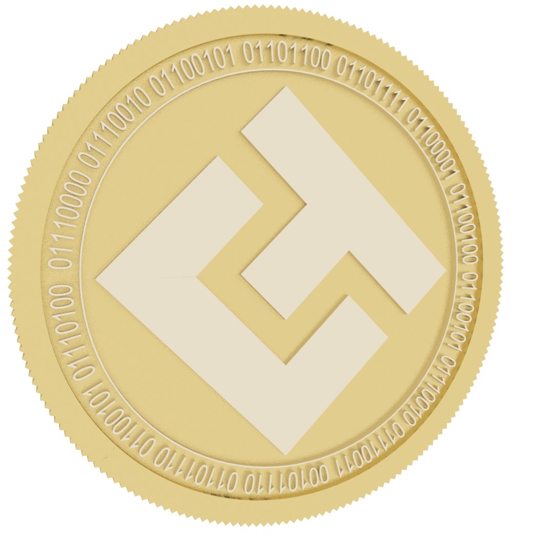 3D model eternal token gold coin - TurboSquid 1496204