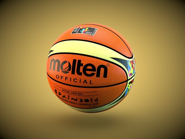 gl7 official basketball ball 3d model
