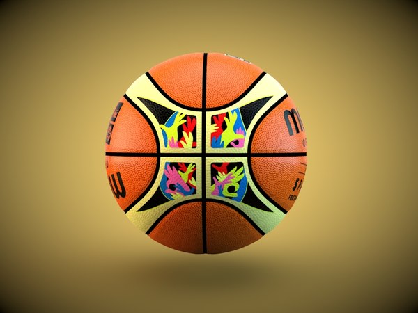 gl7 official basketball ball 3d model