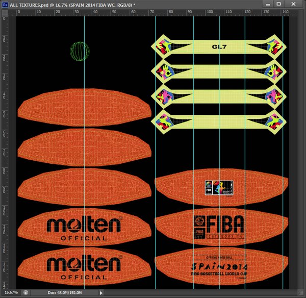 gl7 official basketball ball 3d model