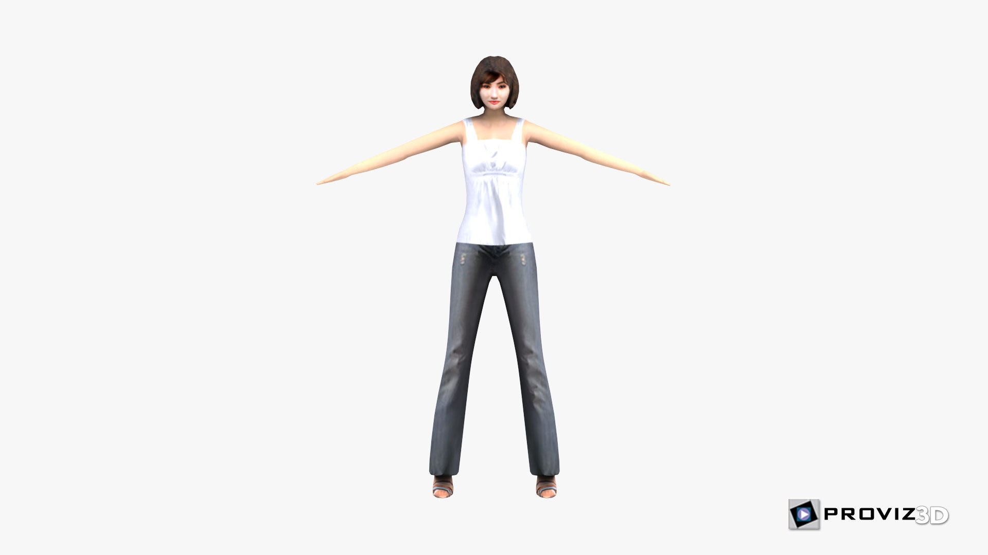 3ds Max People Casual Women
