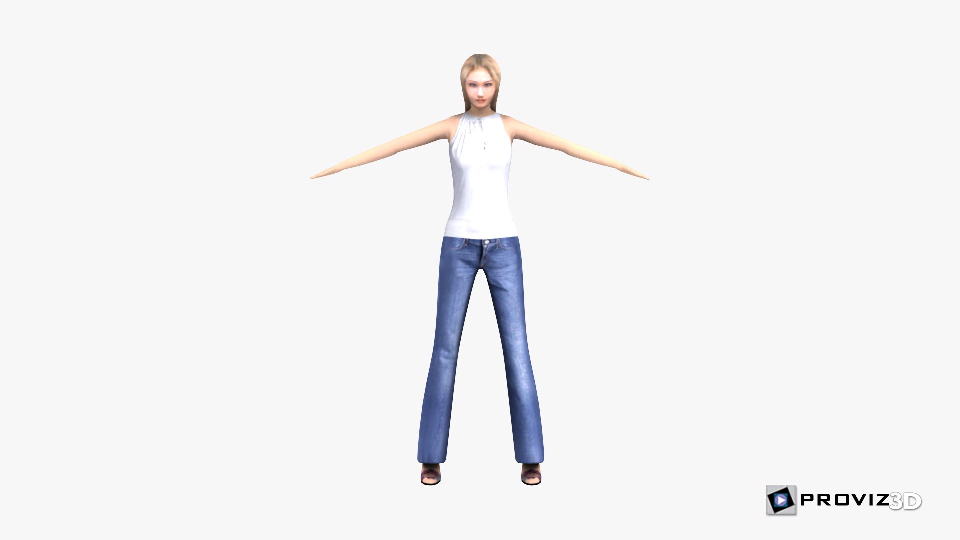 3ds Max People Casual Women