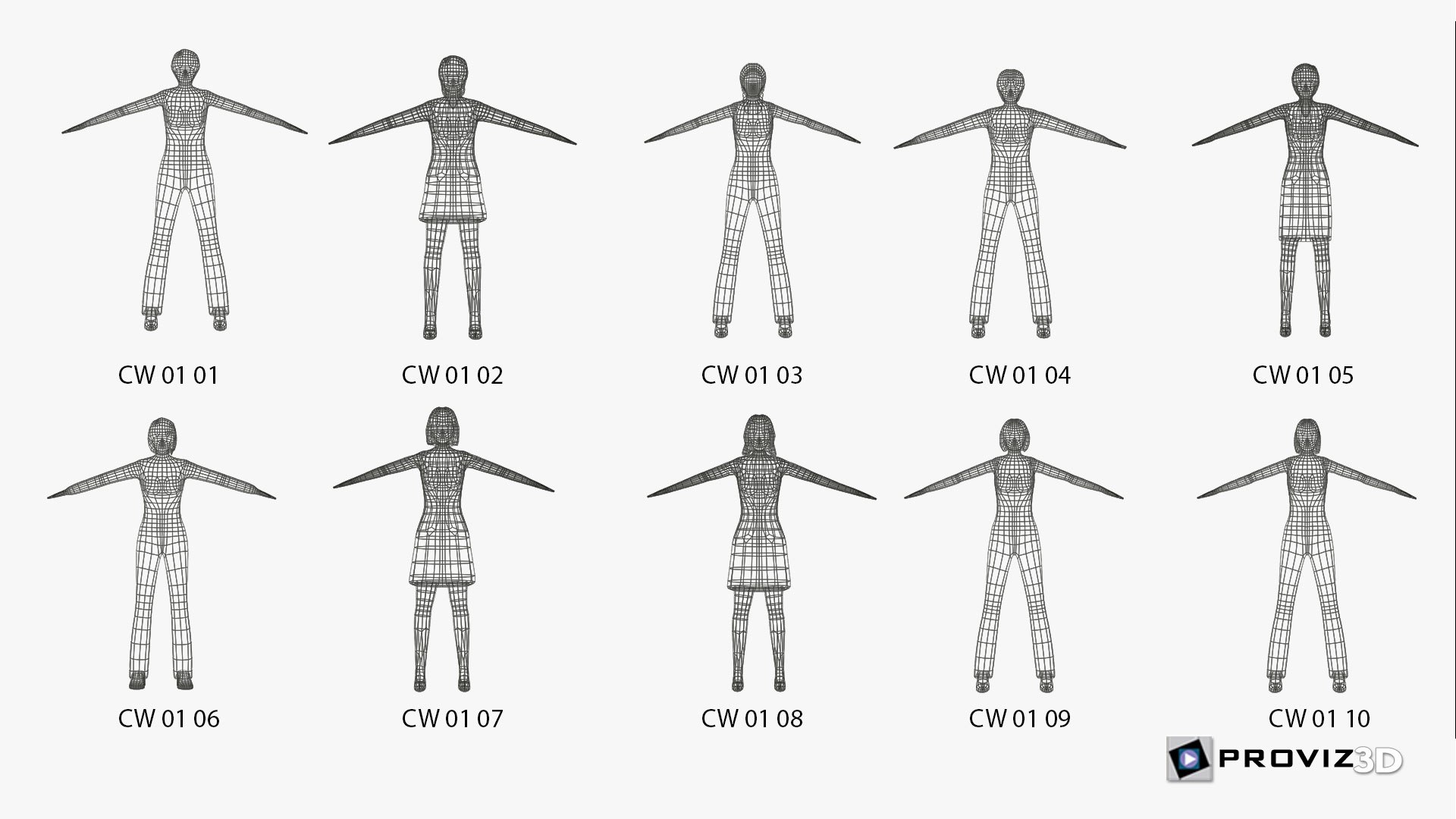 3ds Max People Casual Women