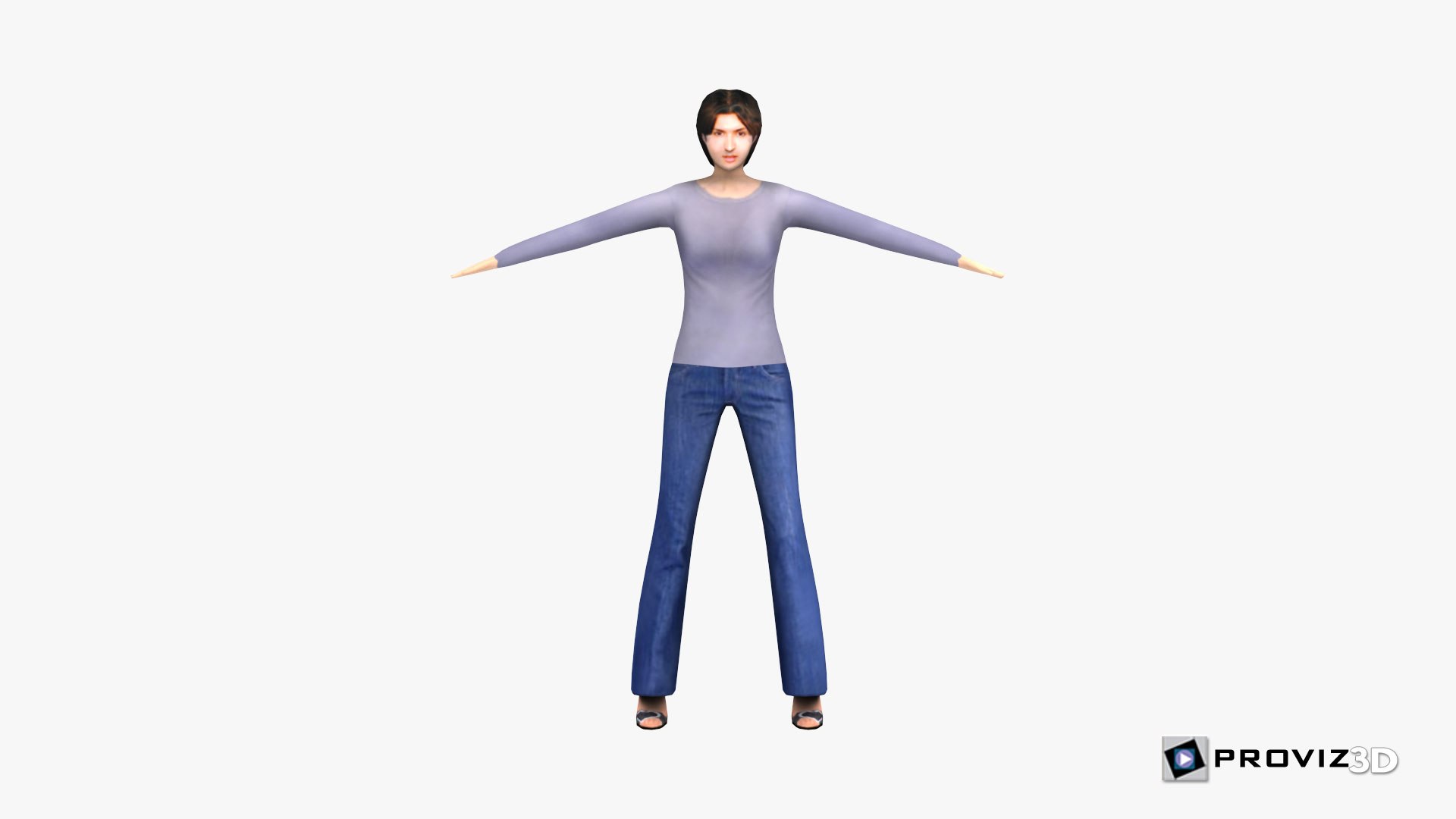 3ds Max People Casual Women