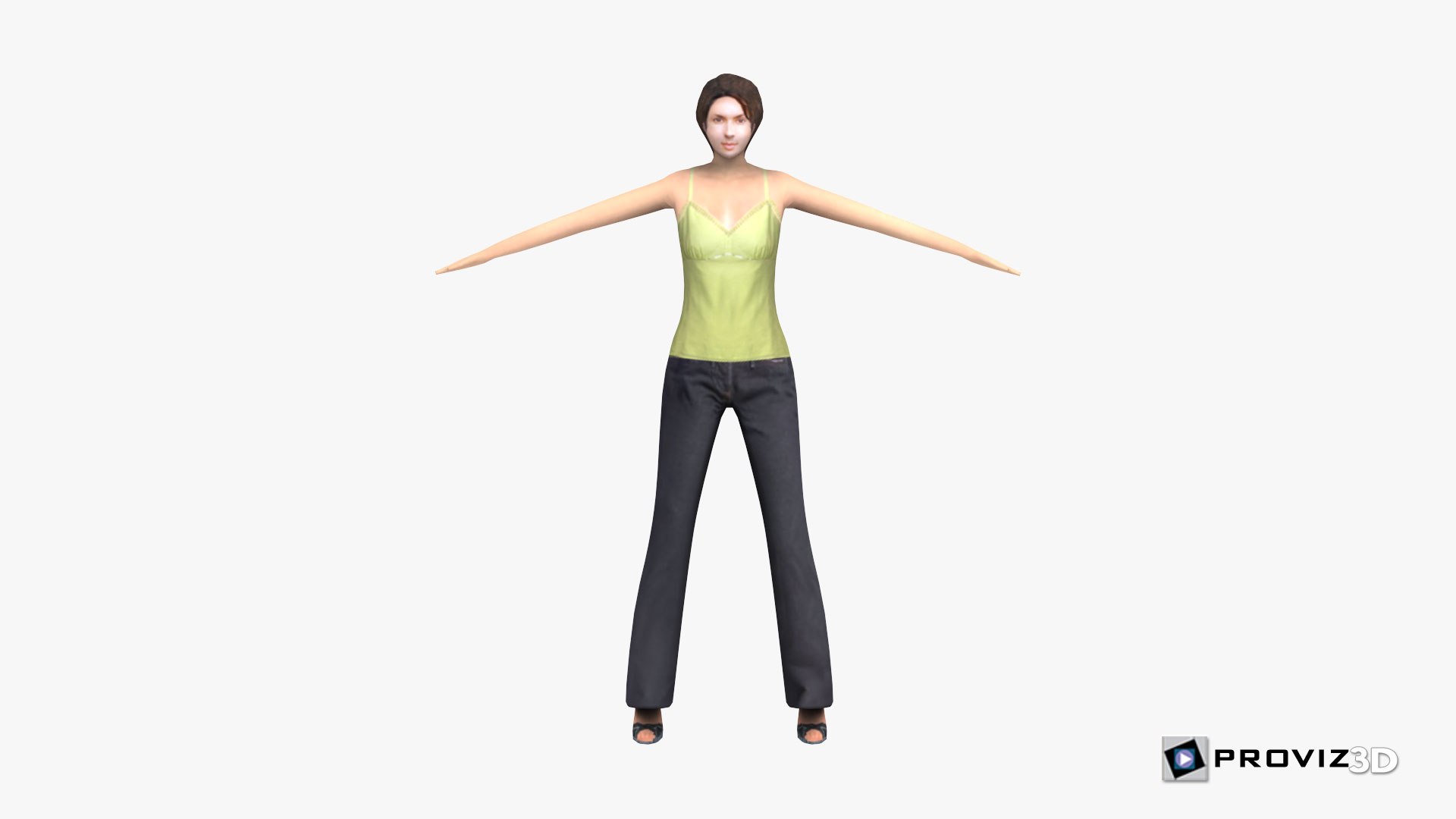 3ds Max People Casual Women