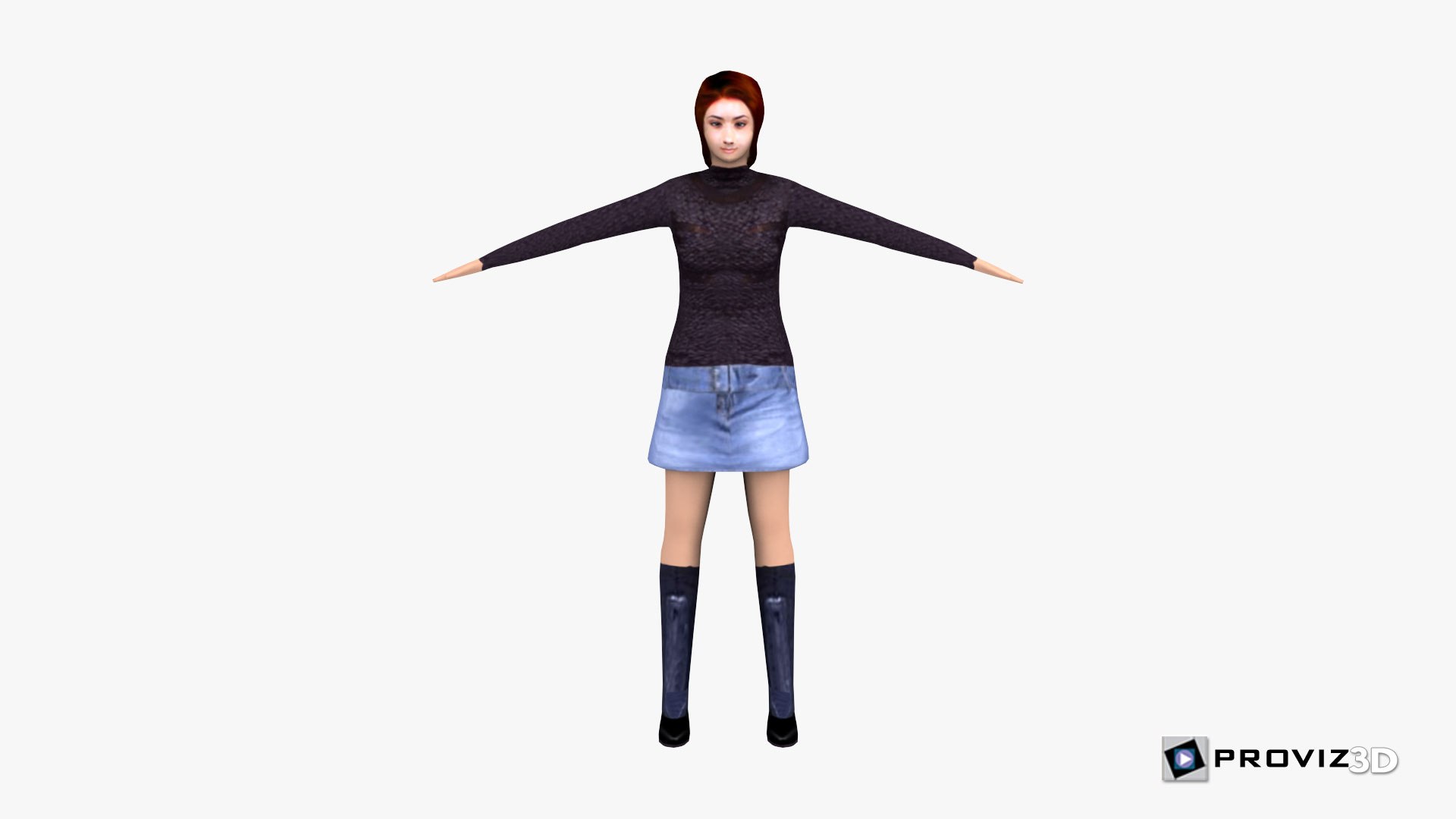 3ds Max People Casual Women