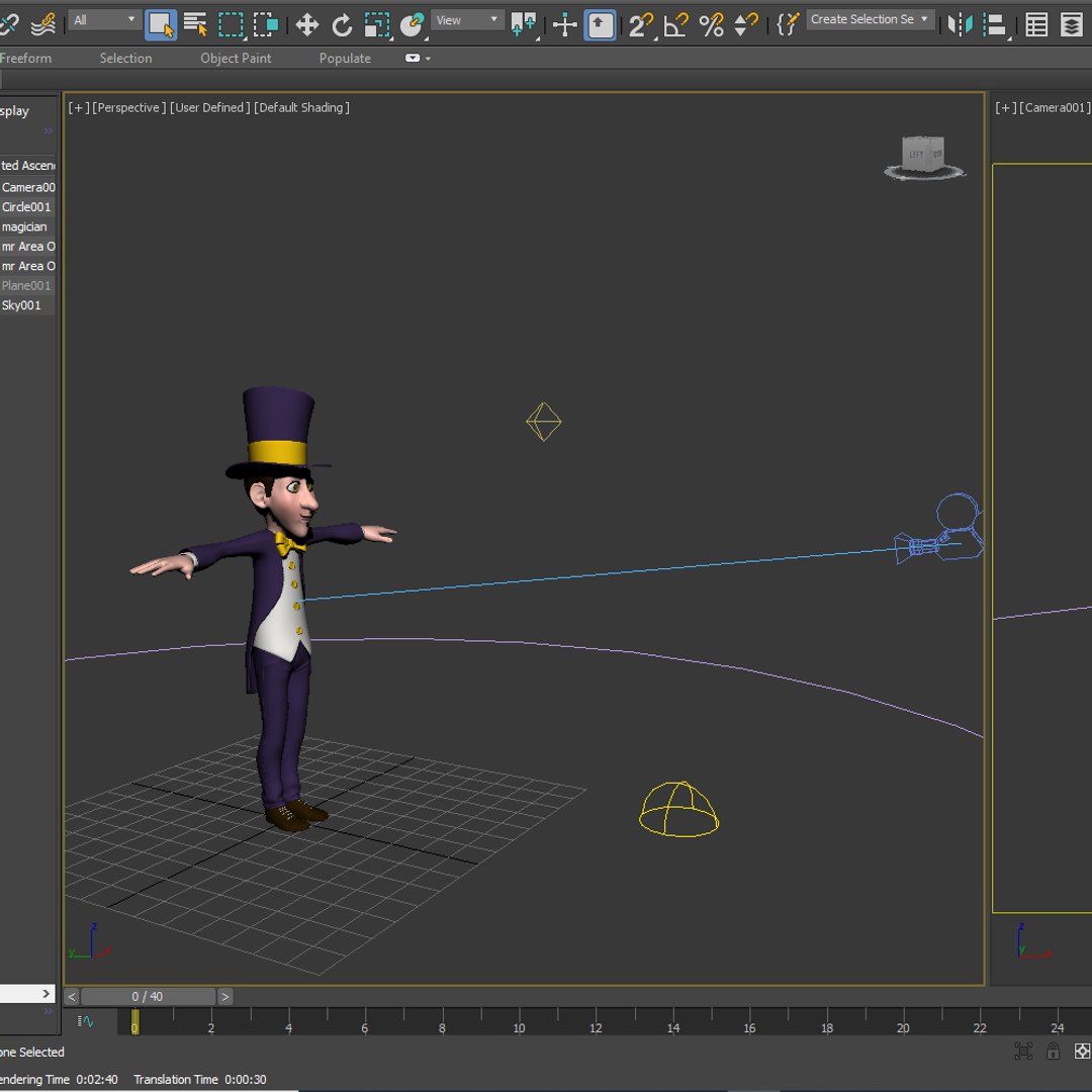 3D Magic Cartoon Magician Model - TurboSquid 1695084