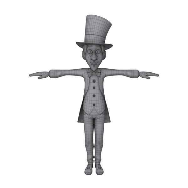 3D magic cartoon magician model - TurboSquid 1695084
