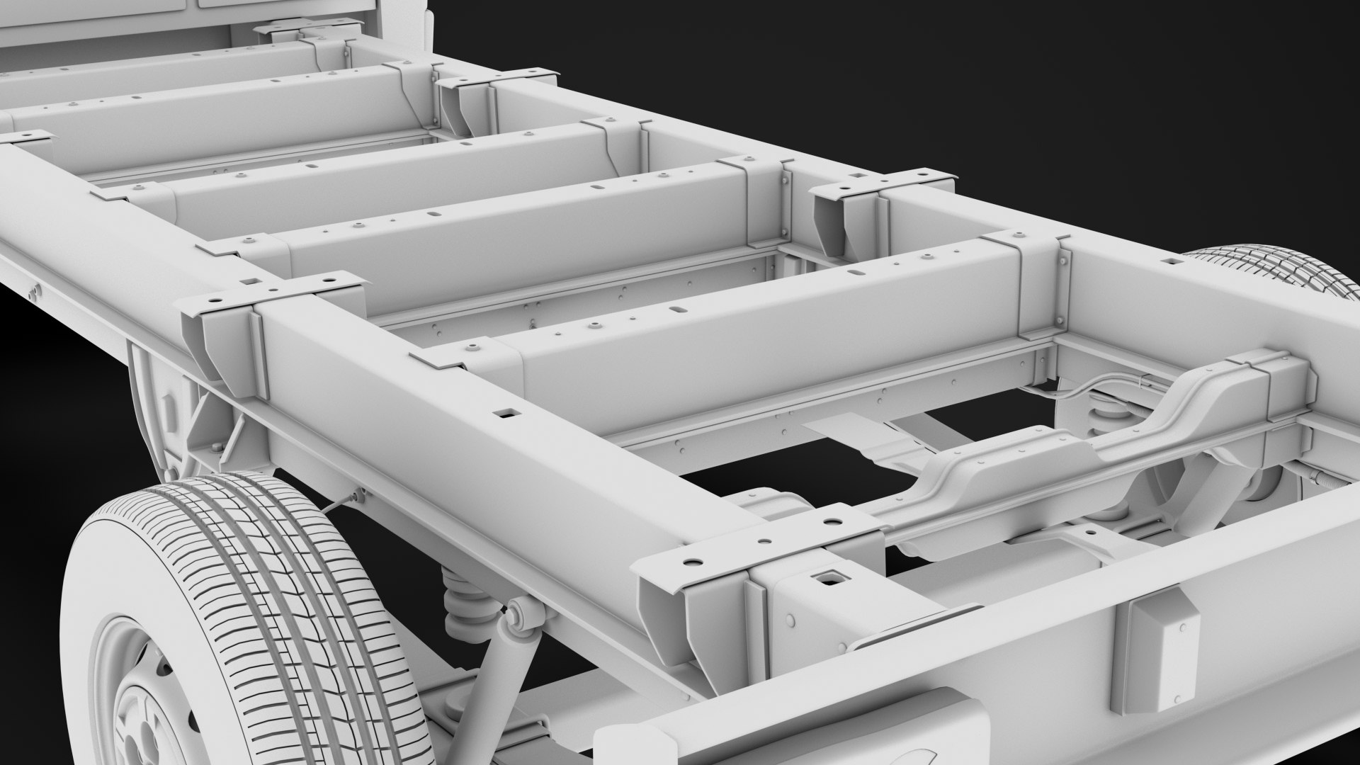 Peugeot Boxer Manager Chassis 3D - TurboSquid 1451023