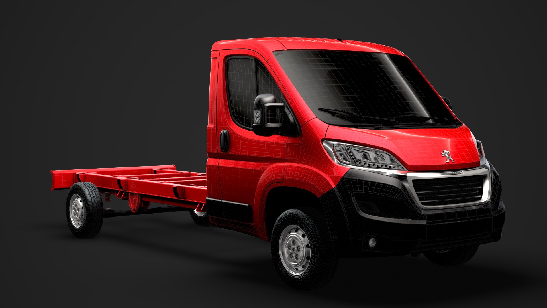 Peugeot boxer manager chassis 3D - TurboSquid 1451023