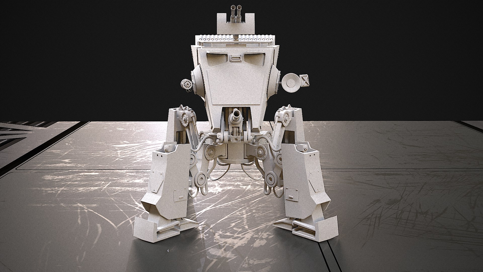 Mech AT-ST Star Wars 3D Model - TurboSquid 2023744