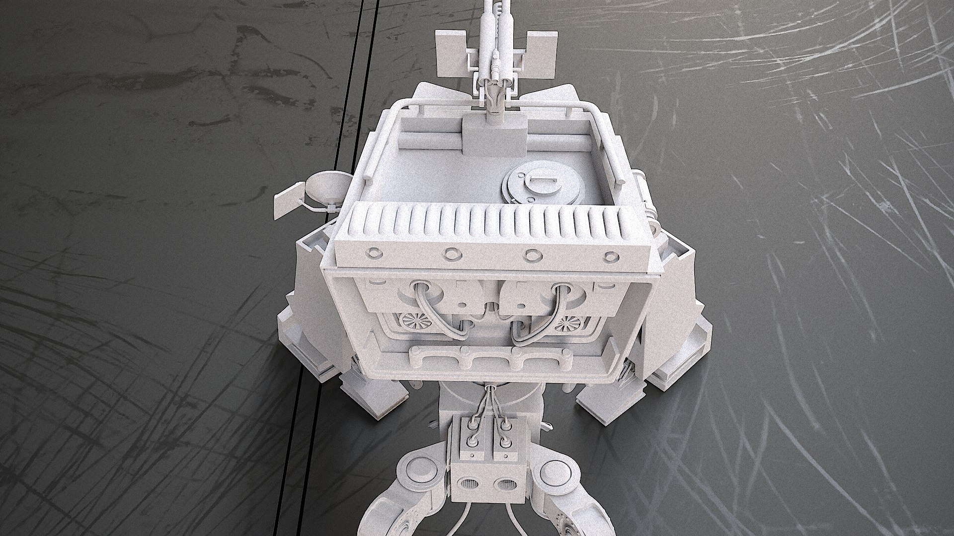 Mech AT-ST Star Wars 3D Model - TurboSquid 2023744