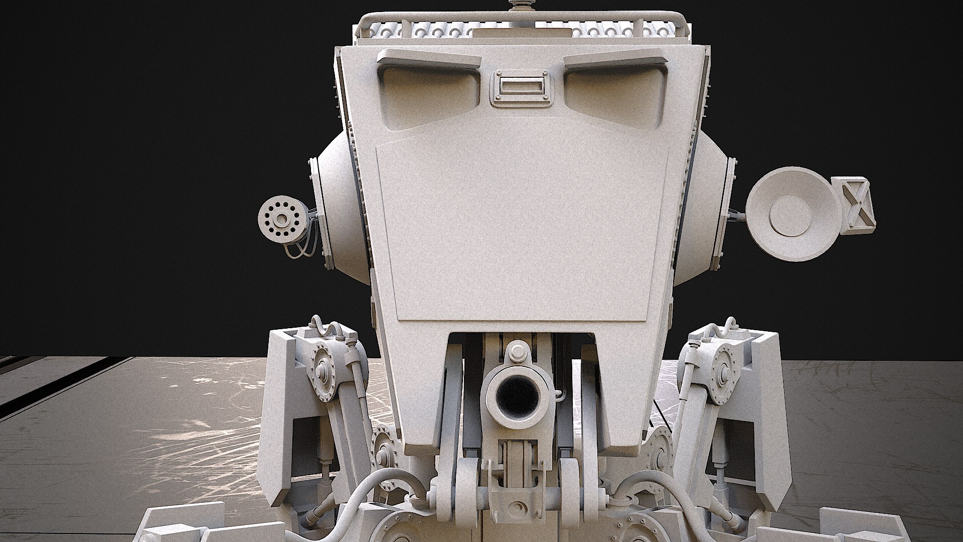 Mech AT-ST Star Wars 3D Model - TurboSquid 2023744
