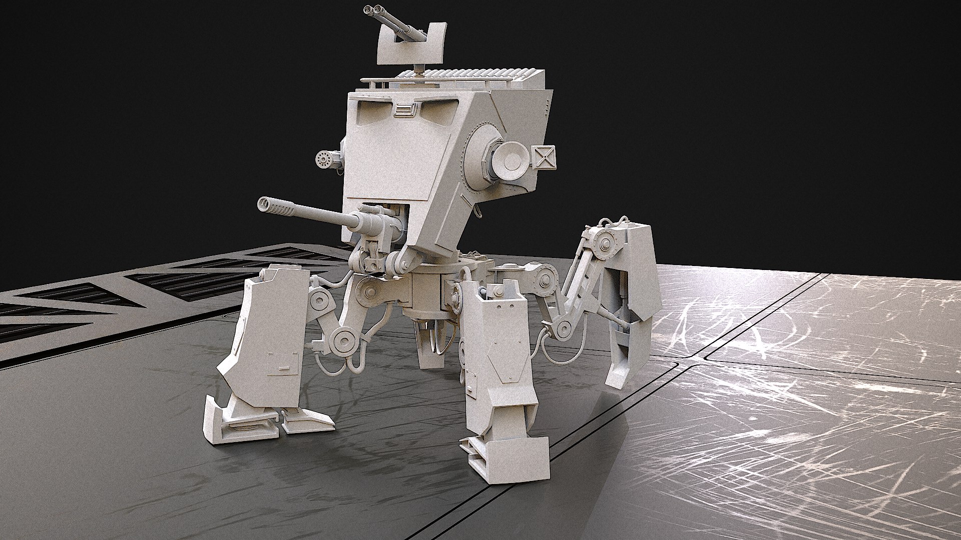 Mech AT-ST Star Wars 3D Model - TurboSquid 2023744