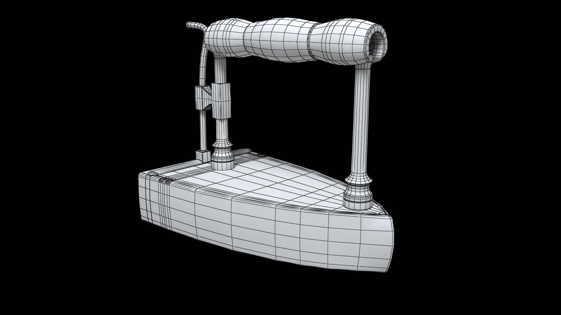 3D Model Antique Brass Cloth Iron - TurboSquid 2106651