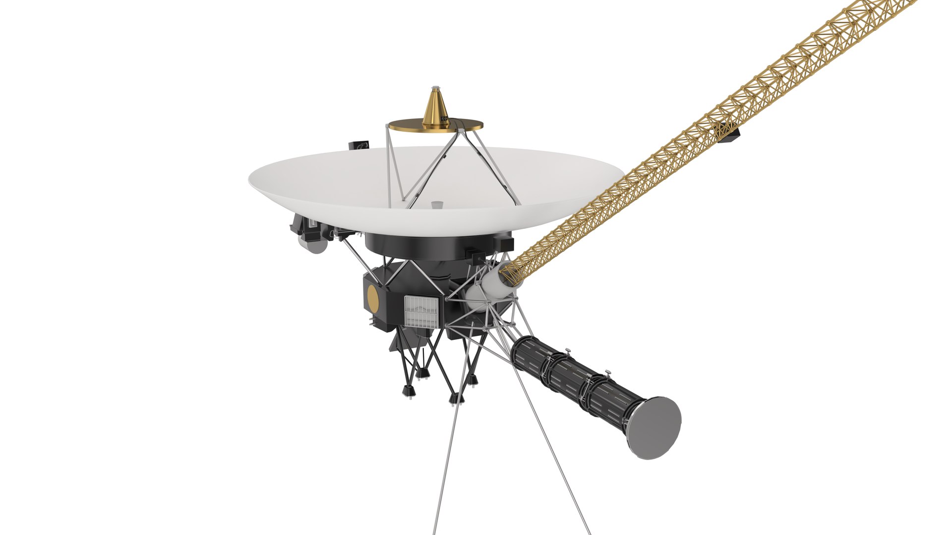 3D Model Communications Satellite And Voyager 1 - TurboSquid 2326430
