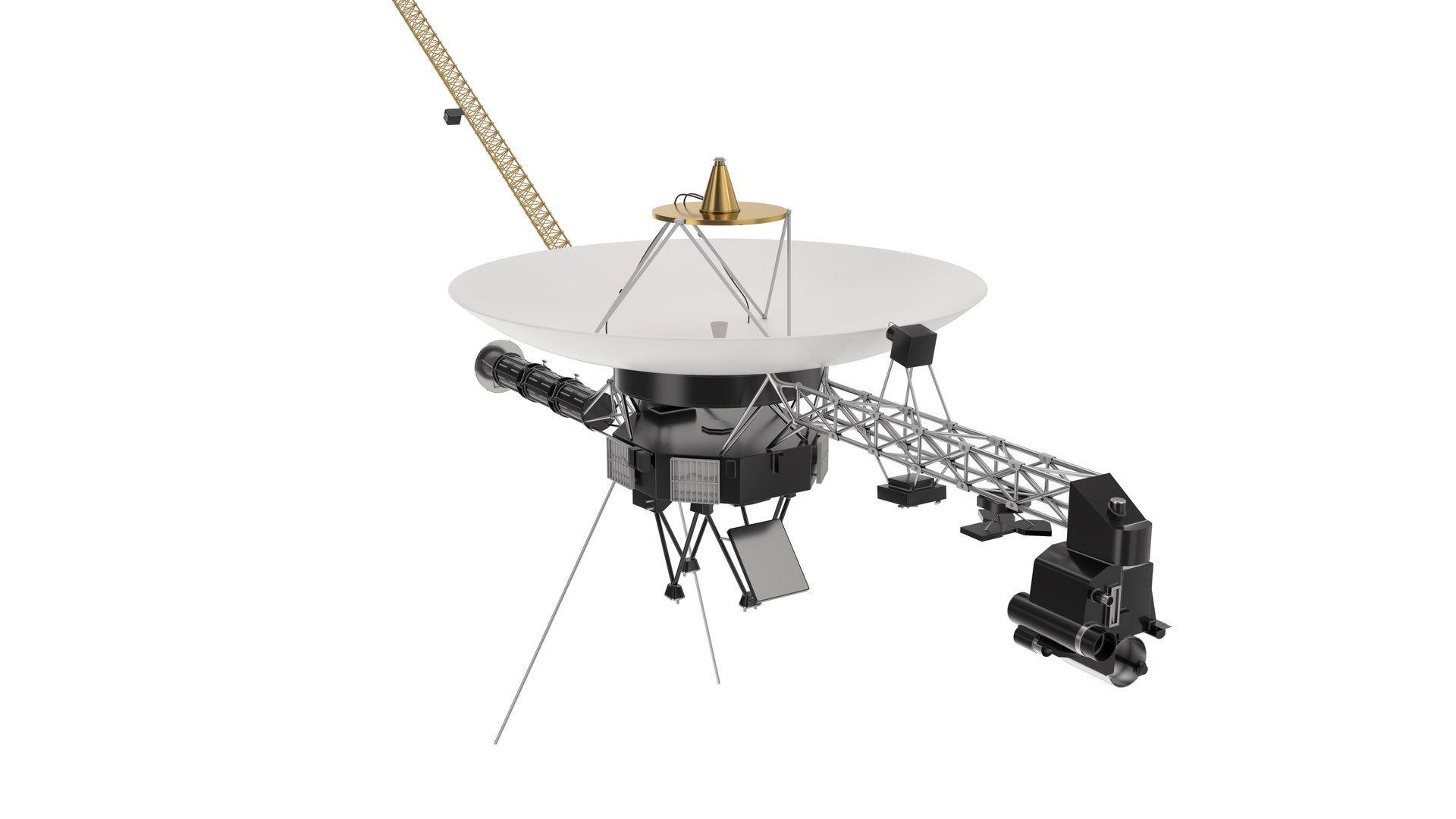 3D Model Communications Satellite And Voyager 1 - TurboSquid 2326430