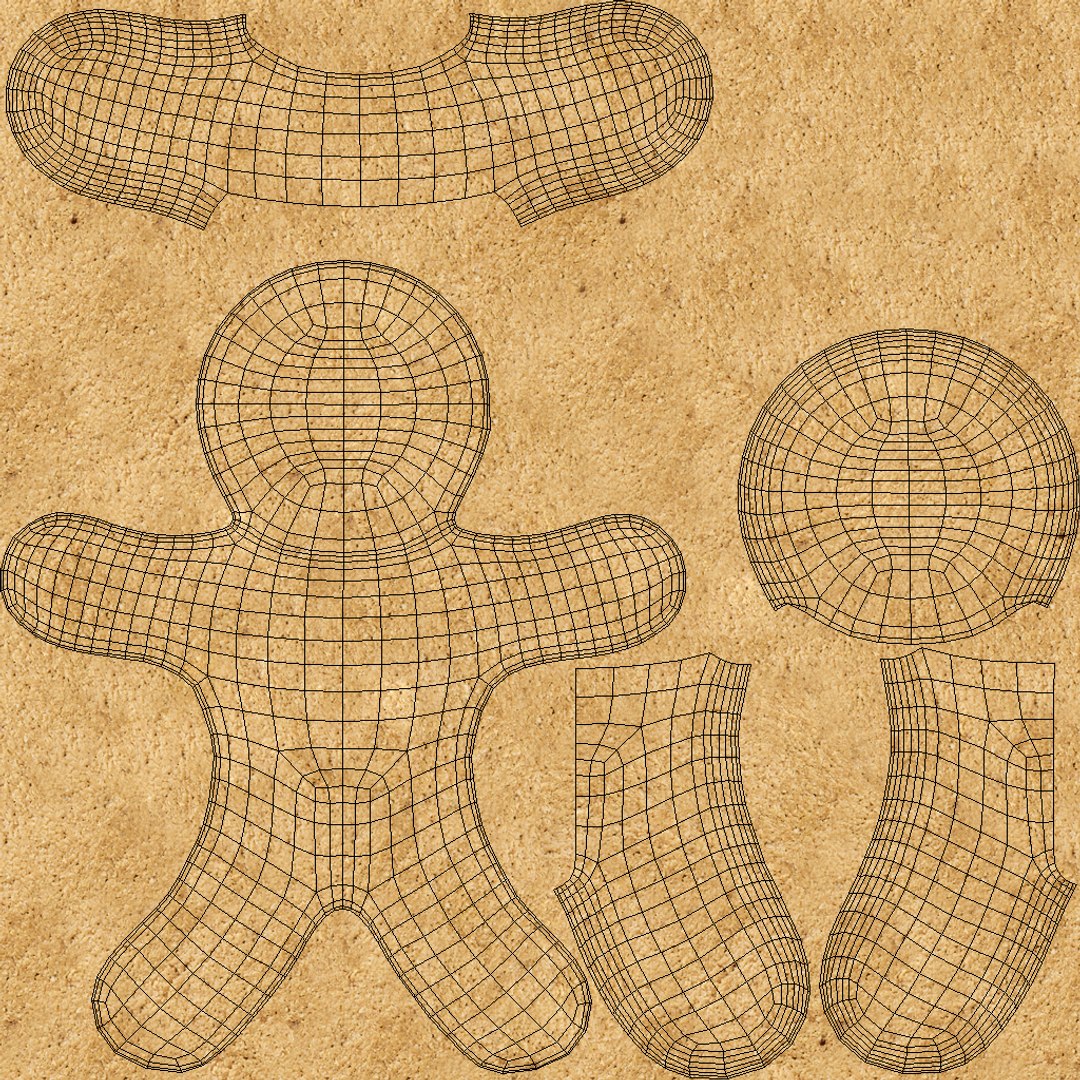 3D Cookie Man - TurboSquid 1791165