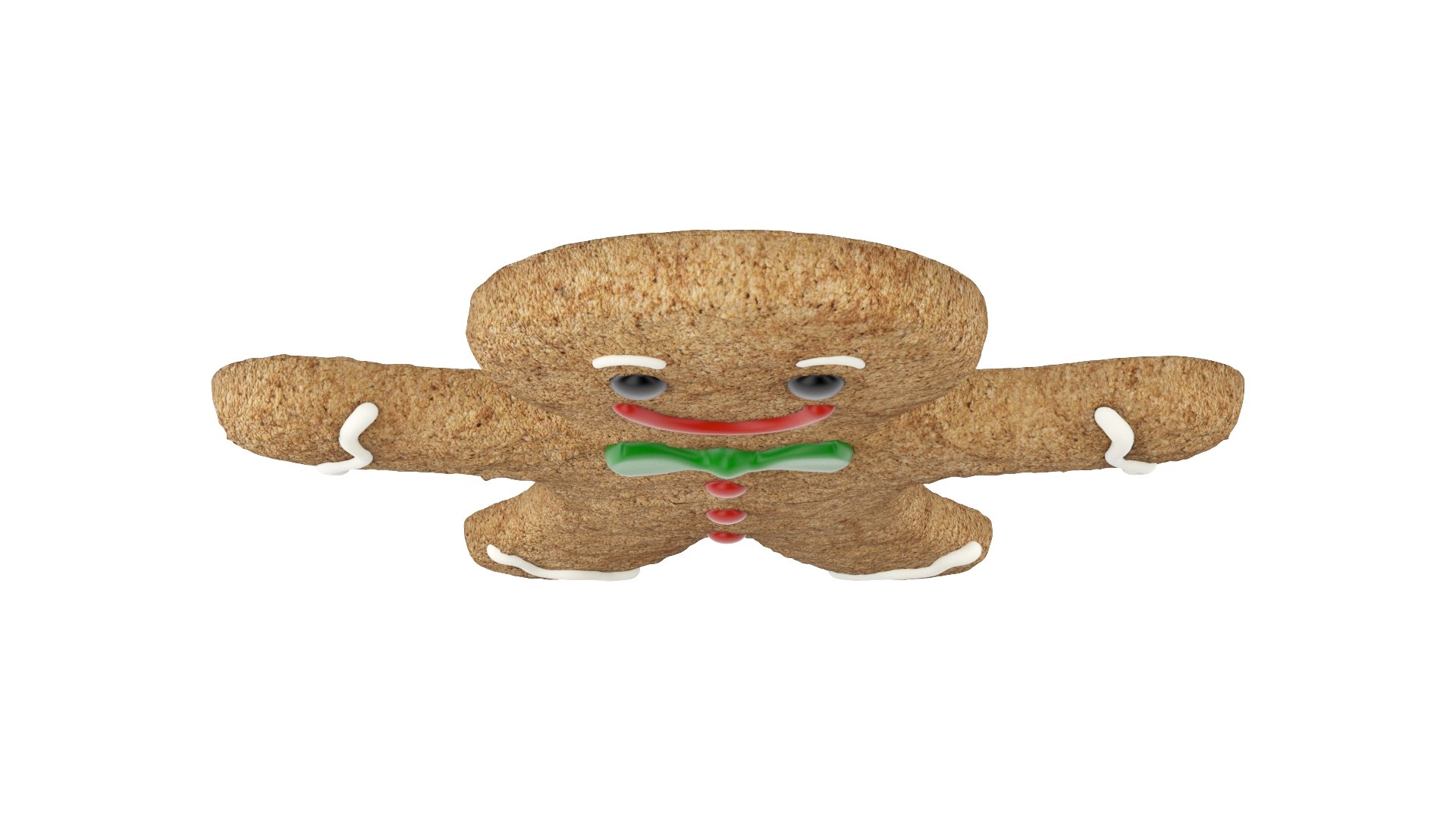 3D Cookie Man - TurboSquid 1791165