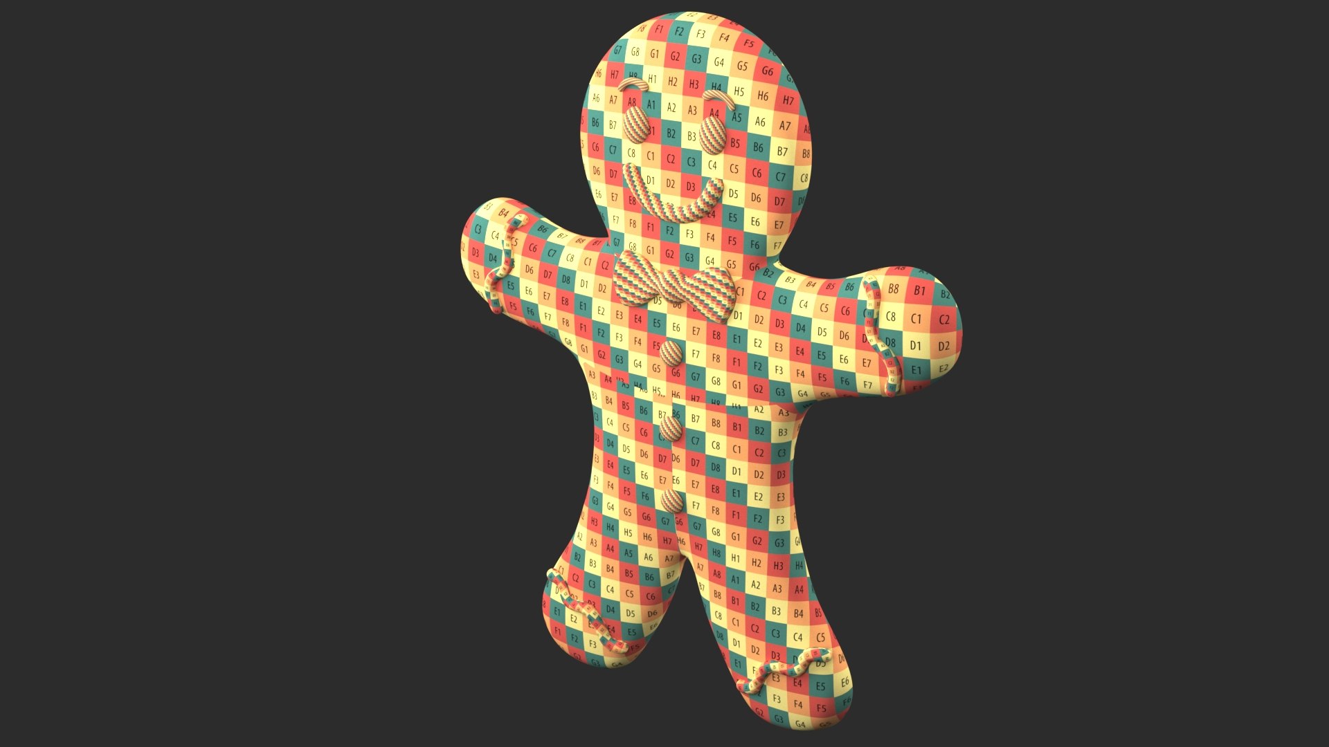 3D Cookie Man - TurboSquid 1791165