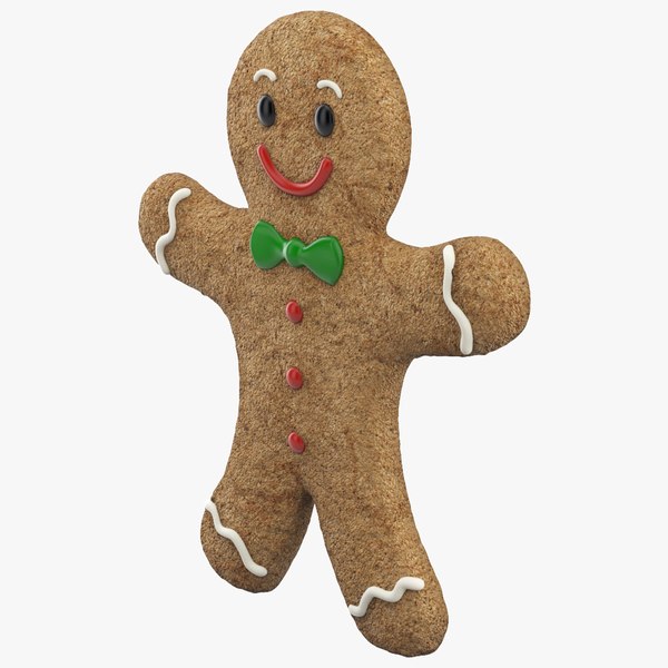 3D Cookie Man - TurboSquid 1791165