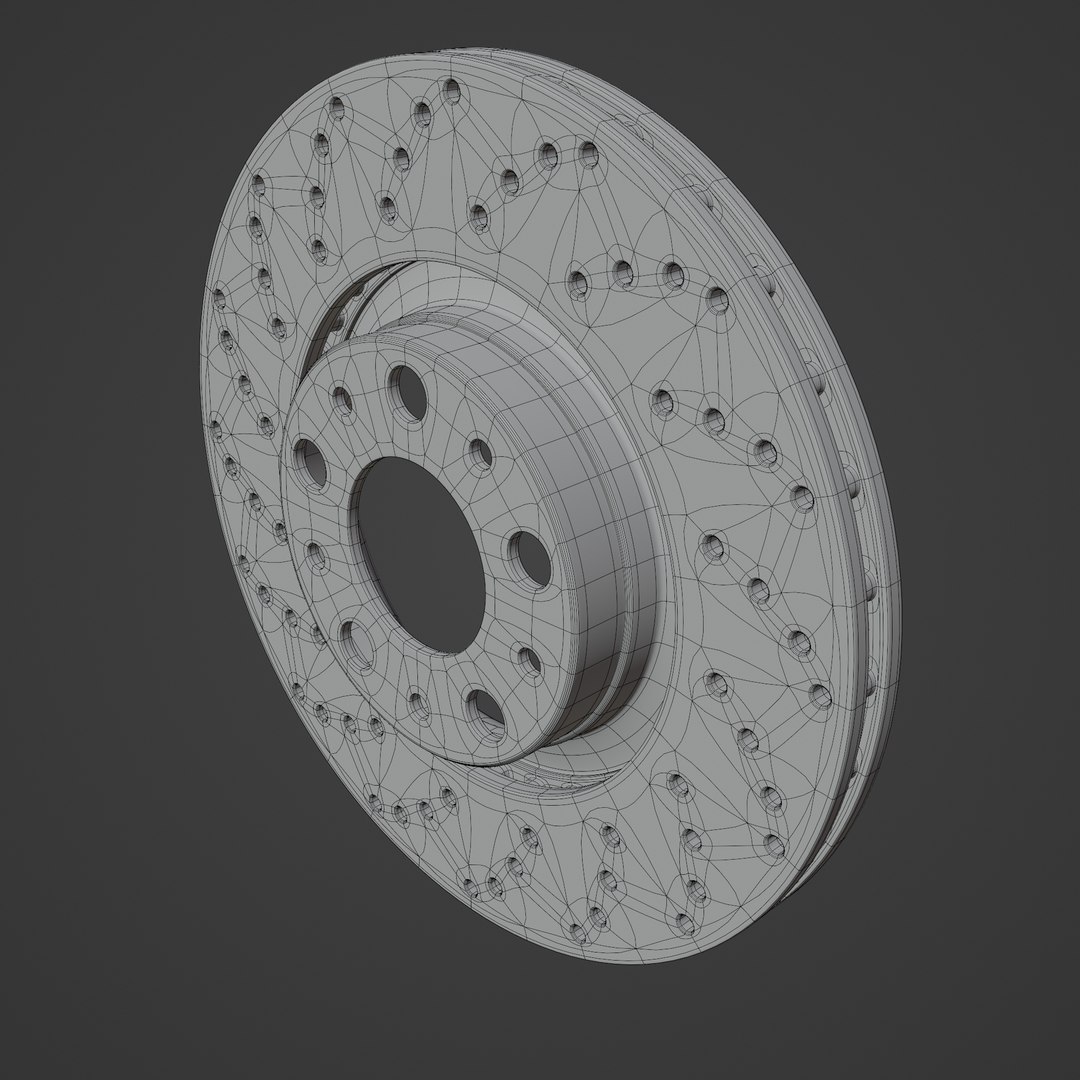 3D Brake Disk Rotor Model - TurboSquid 2129085