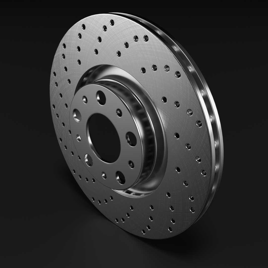 3D Brake Disk Rotor Model - TurboSquid 2129085