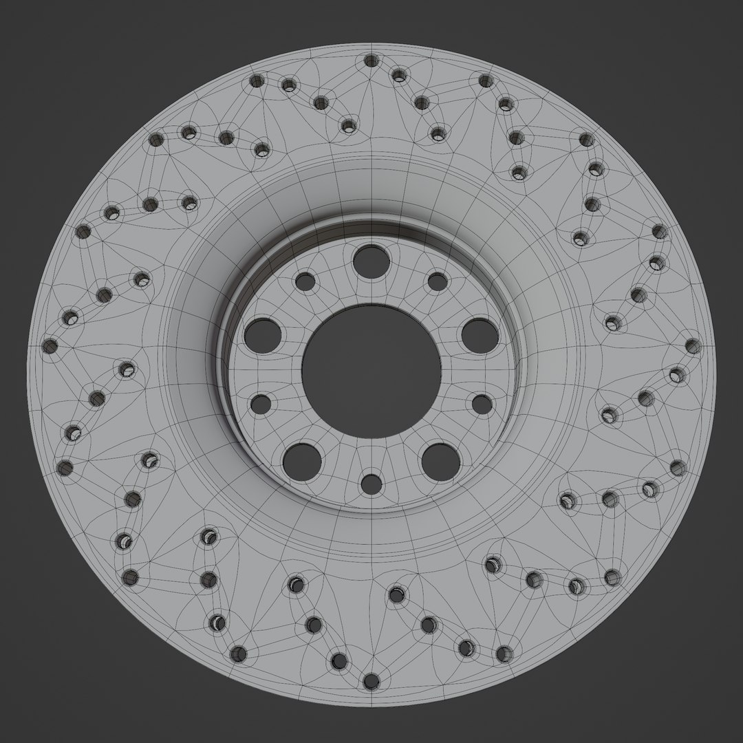 3D Brake Disk Rotor Model - TurboSquid 2129085