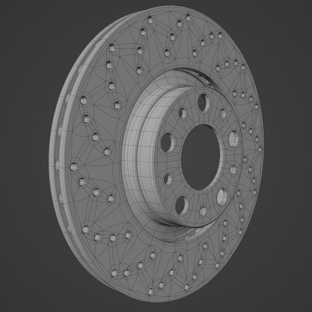 3D Brake Disk Rotor Model - TurboSquid 2129085