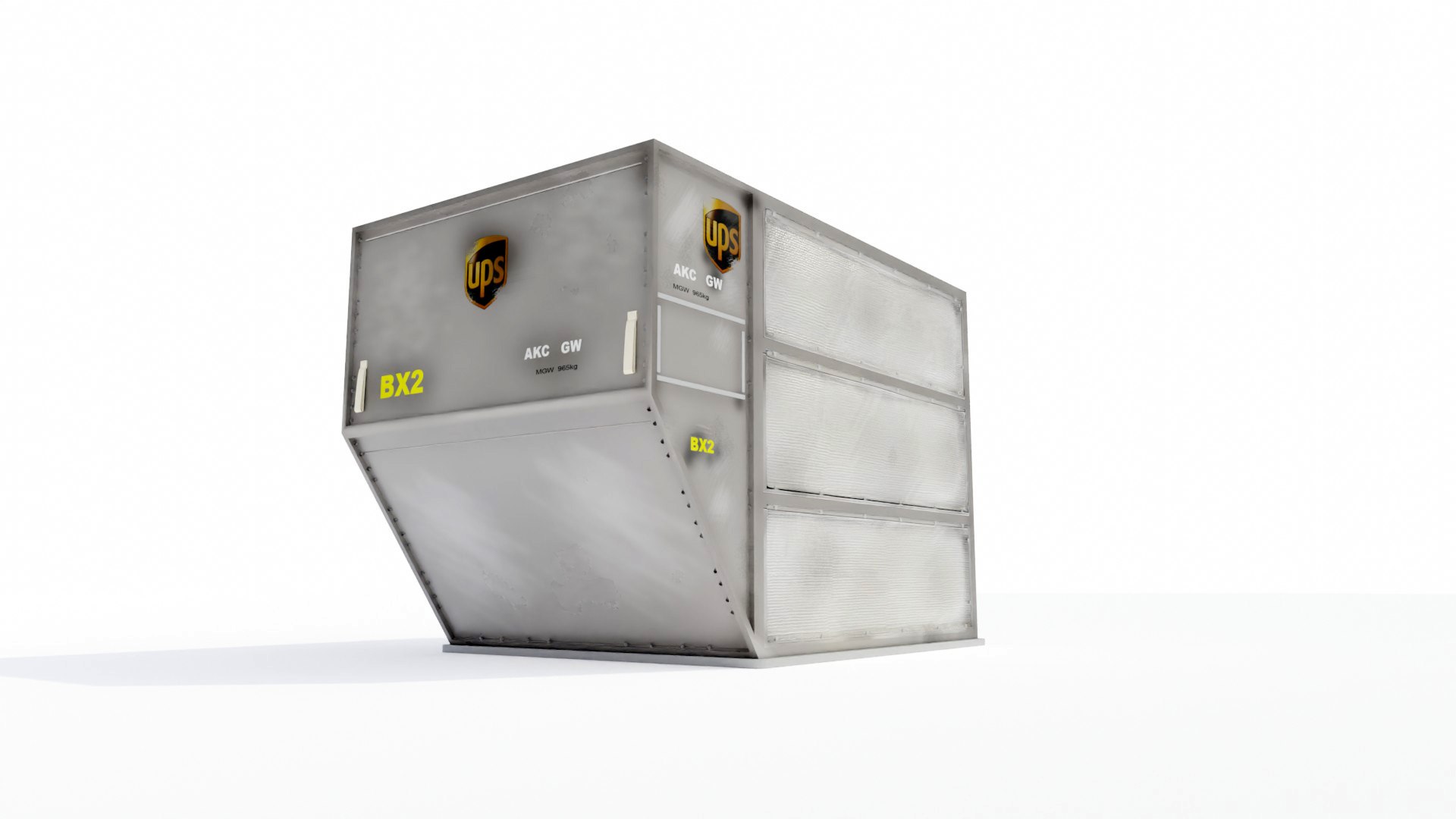 3D AKC Cargo Container Model - TurboSquid 2145296