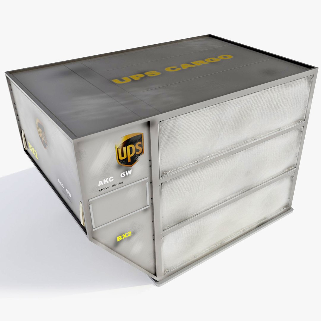 3D AKC Cargo Container Model - TurboSquid 2145296