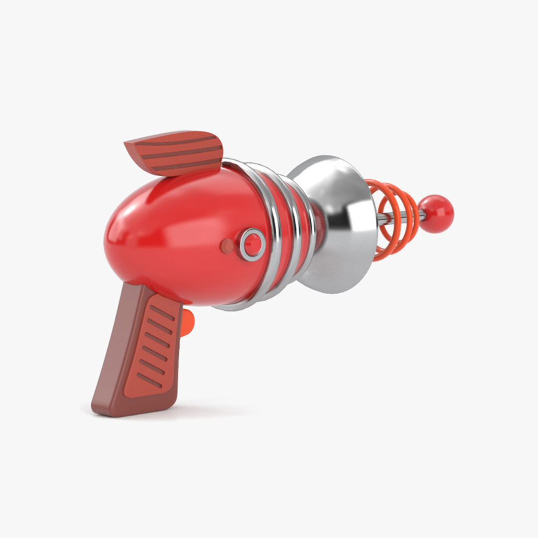 modelo 3d Retro Ray Gun - TurboSquid 1979576