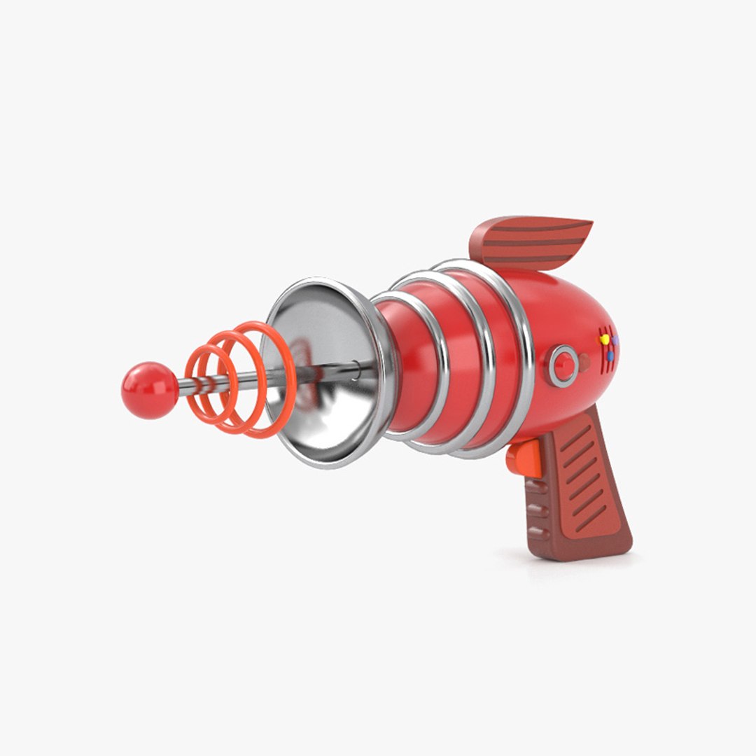 Retro Ray Gun 3D 모델 - TurboSquid 1979576