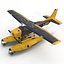 Cessna 172 Black Seaplane 3d Max